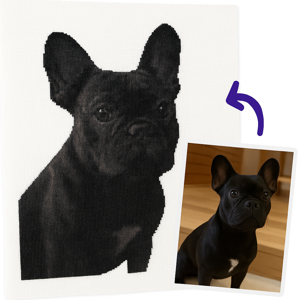 Custom Cross Stitch Kit | PaintMeLike – Paint Me Like
